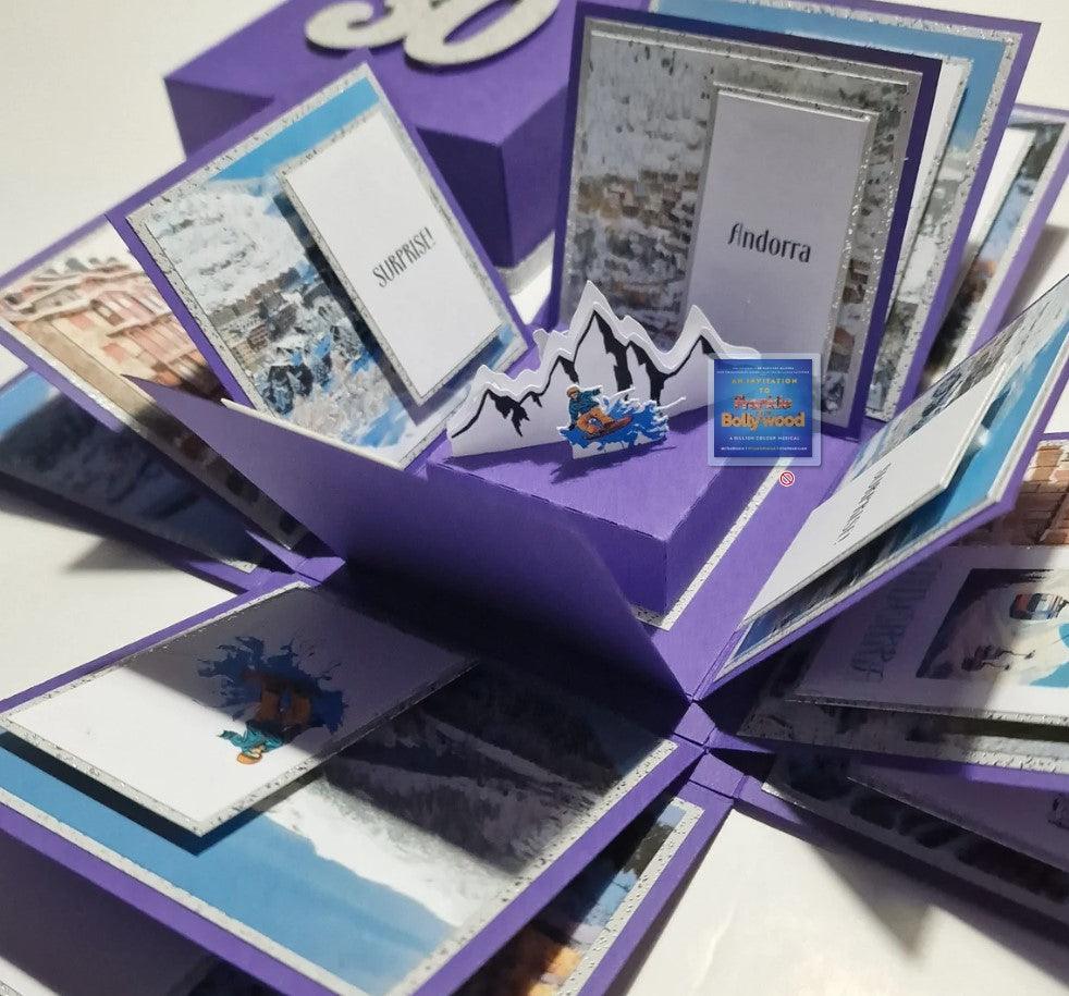 Exploding Occasions Box - Trip Reveal - Custom Occasion – EXPLODING BOX CO