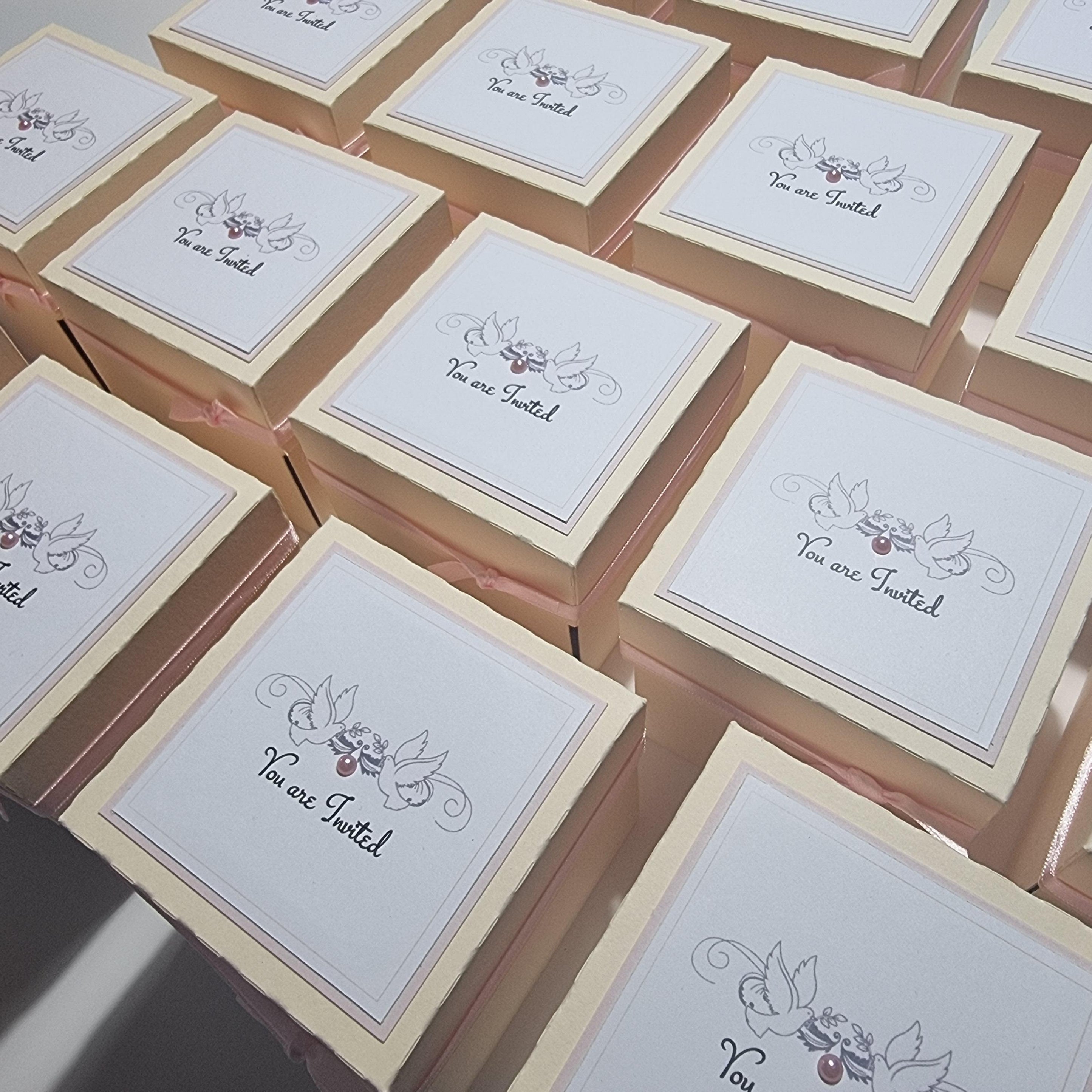 Bohemian Bespoke Exploding Wedding Invitations – EXPLODING BOX CO