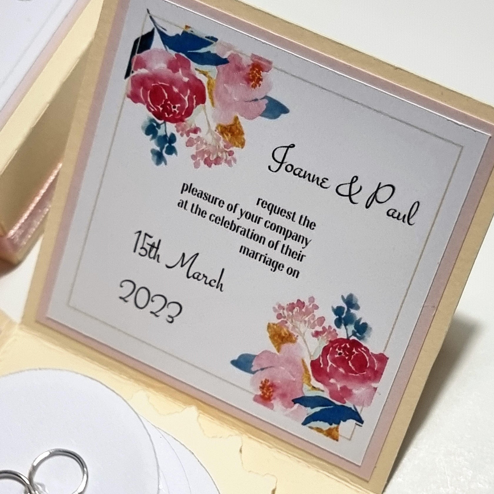Bohemian Bespoke Exploding Wedding Invitations – EXPLODING BOX CO