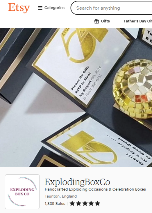 Etsy To Exploding Box Co – EXPLODING BOX CO